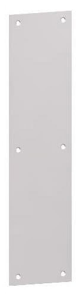 Hager 30S31232D 3 x 12 in. Square Corner Push Plate, Satin Stainless ...