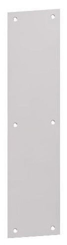 Hager 30S41632D 4 x 16 in. Square Corner Push Plate No. 052482 Satin Stainless Steel - Walmart.com