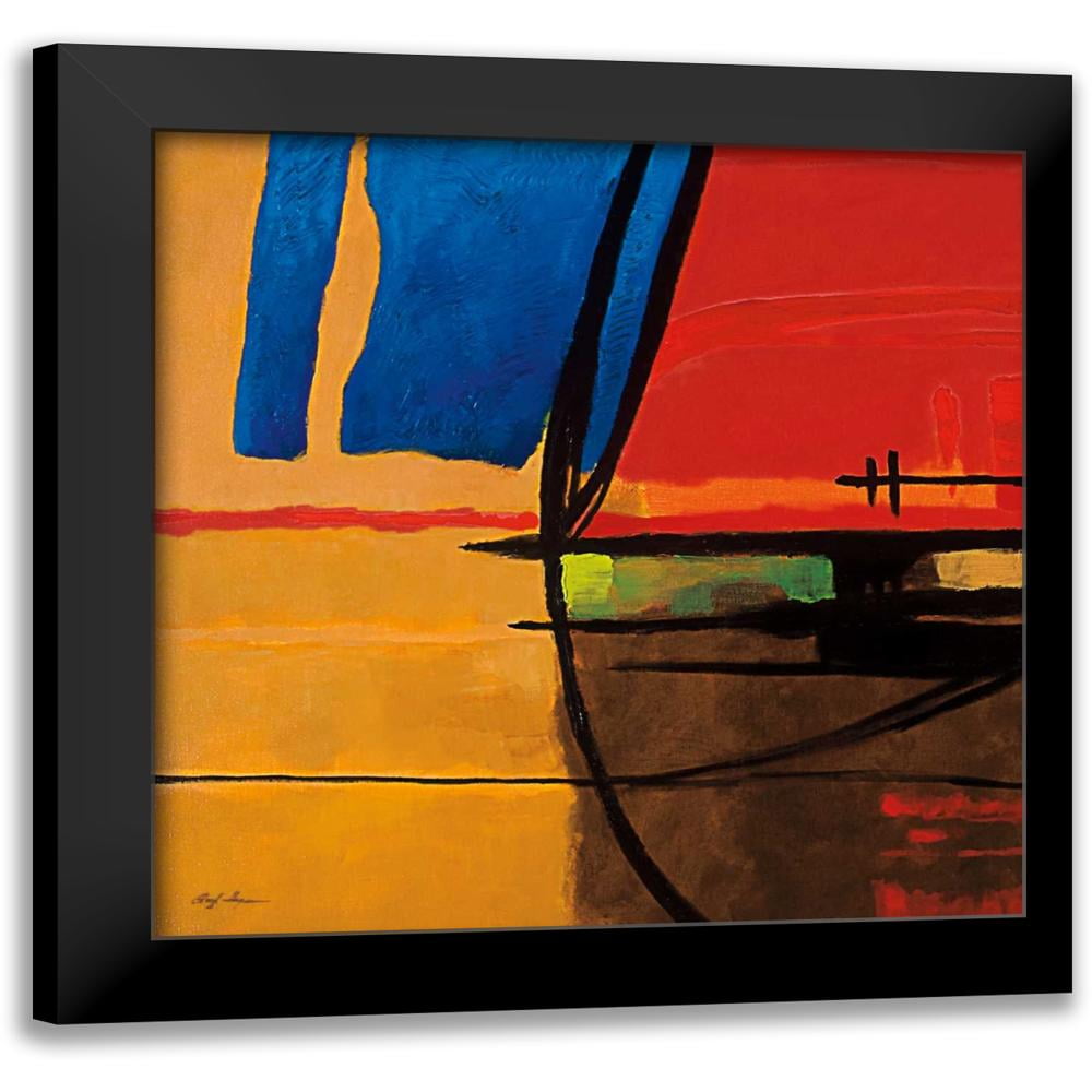 Hager, Geoff 20x20 Black Modern Framed Museum Art Print Titled - Somber ...