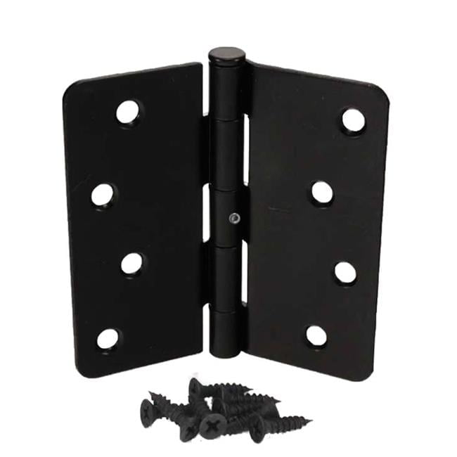 Hager Hinge RC17494L114 4 x 4 in. 0.25 in. Radius Full Mortise ...