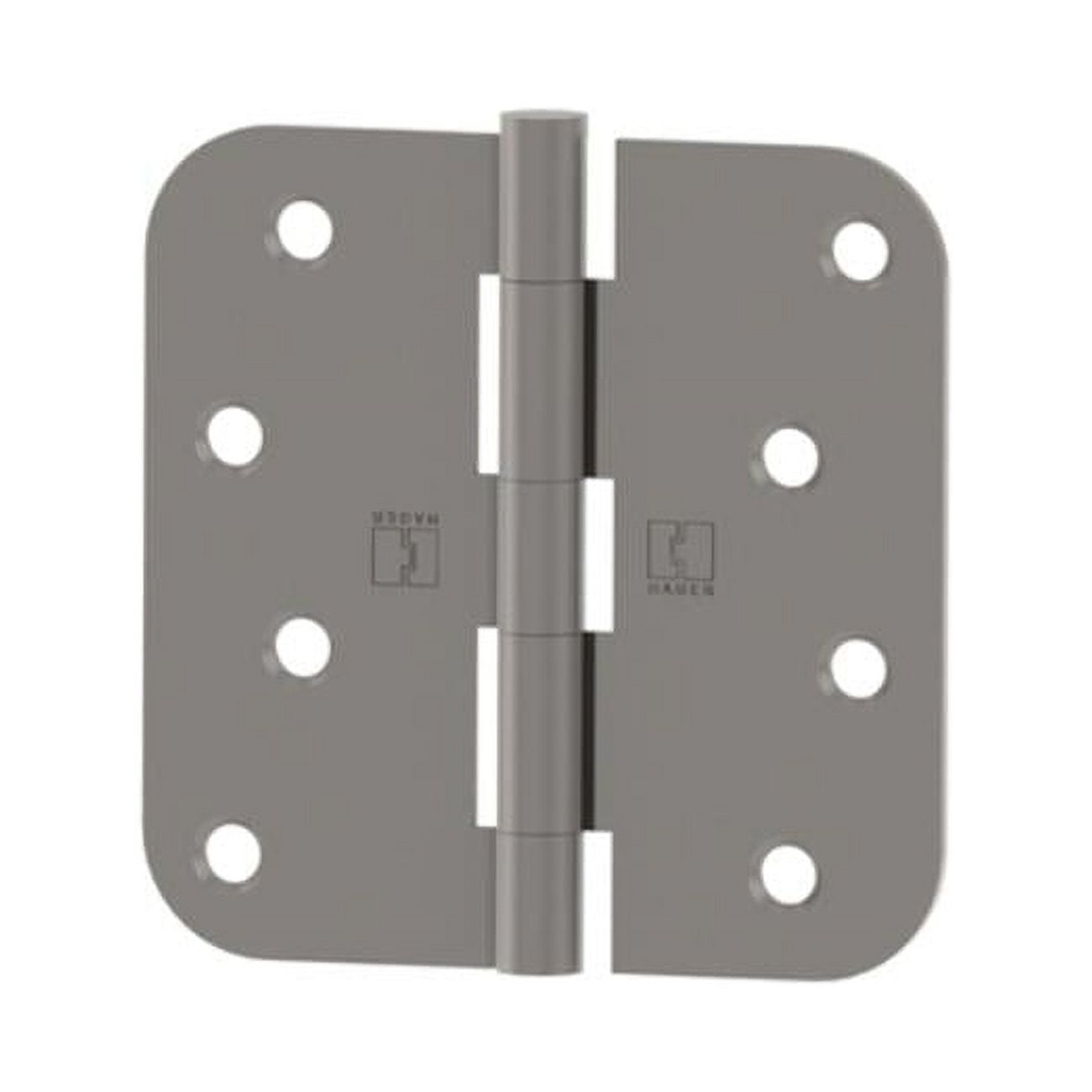 Hager Hinge RC18424P58 4 x 4 in. 0.625 in. Radius No.0297 Steel Mortres ...