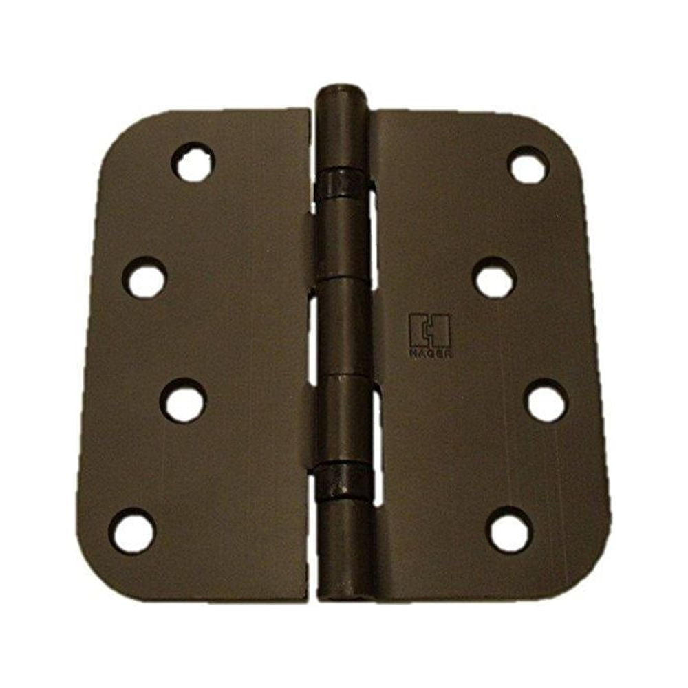 Hager Rcbb1842410r 4" X 4" 5/8" Radius Full Mortise Residential Weight ...