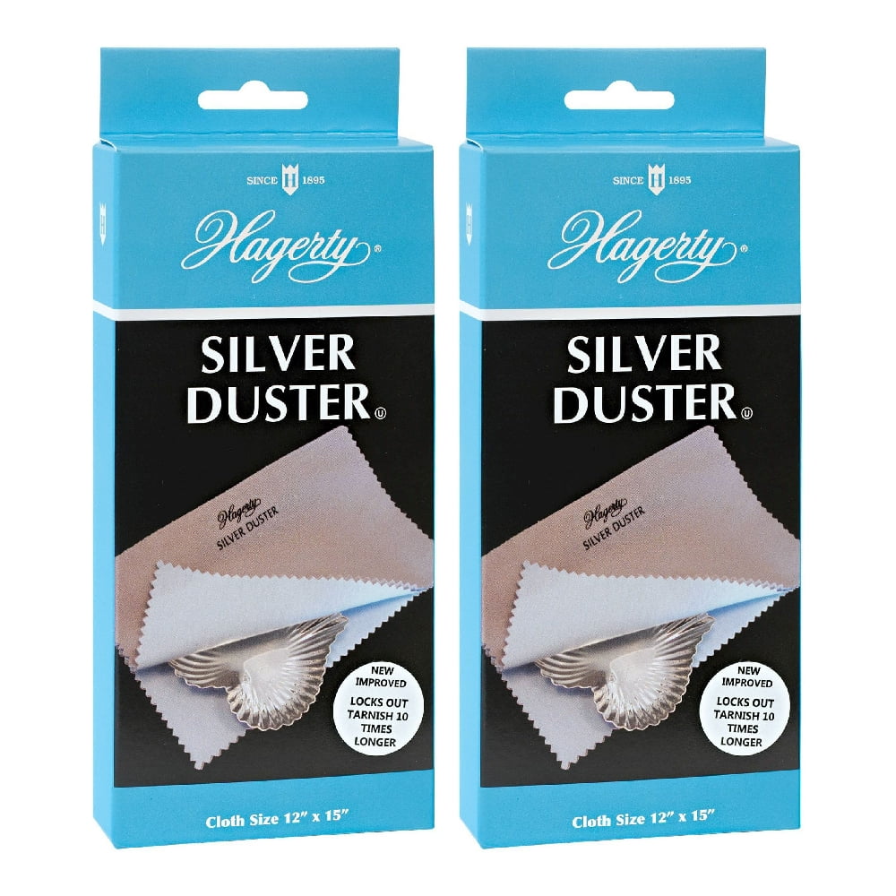 Hagerty Silver Duster, Tarnish Preventive, Easy to Use, No Mess, 12 x ...