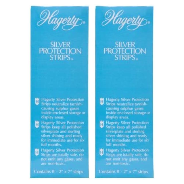 Hagerty Silver Protection Strips Neutralize Tarnish 8 Strips, 2 Pack ...