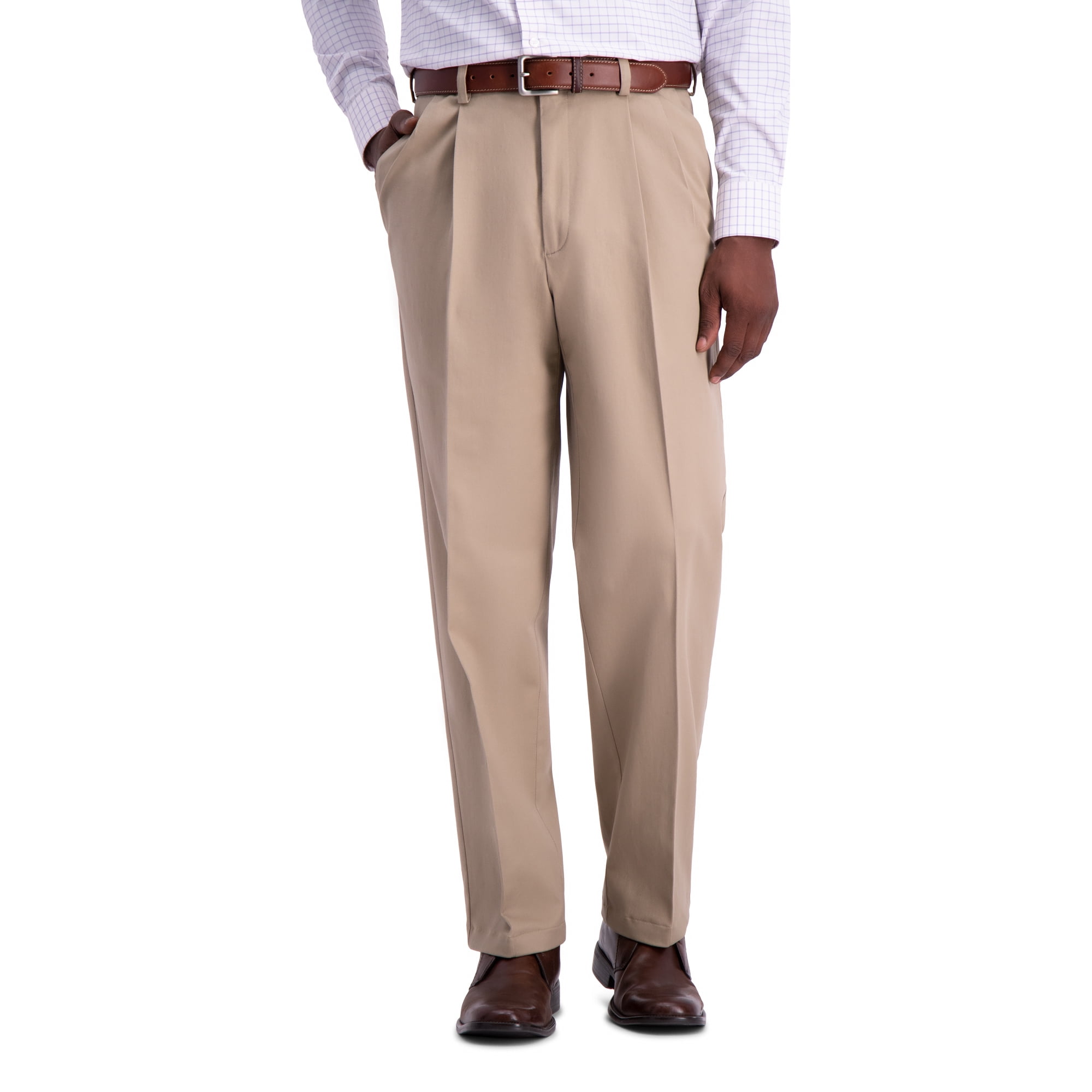 Haggar Men's Work to Weekend® Pro Pleat Pant HC00410 - Walmart.com
