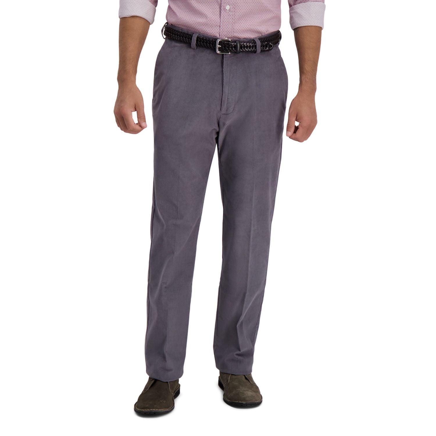 Men's Haggar® Classic-Fit Stretch Expandable Waistband Corduroy Pants ...