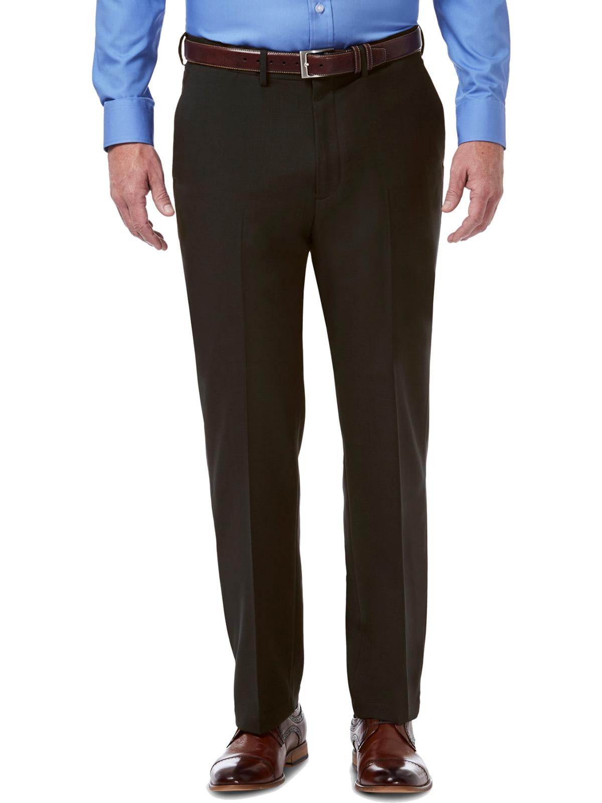 Haggar Mens Wrinkle Free Office Dress Pants - Walmart.com