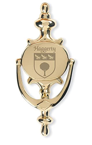 Haggerty Irish Coat of Arms Brass Door Knocker - Walmart.com