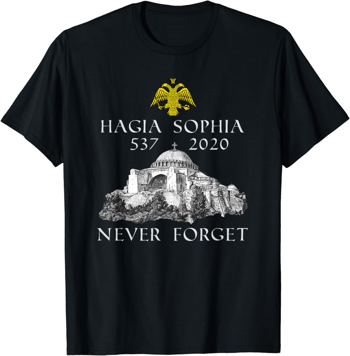 Hagia Sophia Church Museum Roman Byzantine Empire Icons Gift Cotton T ...