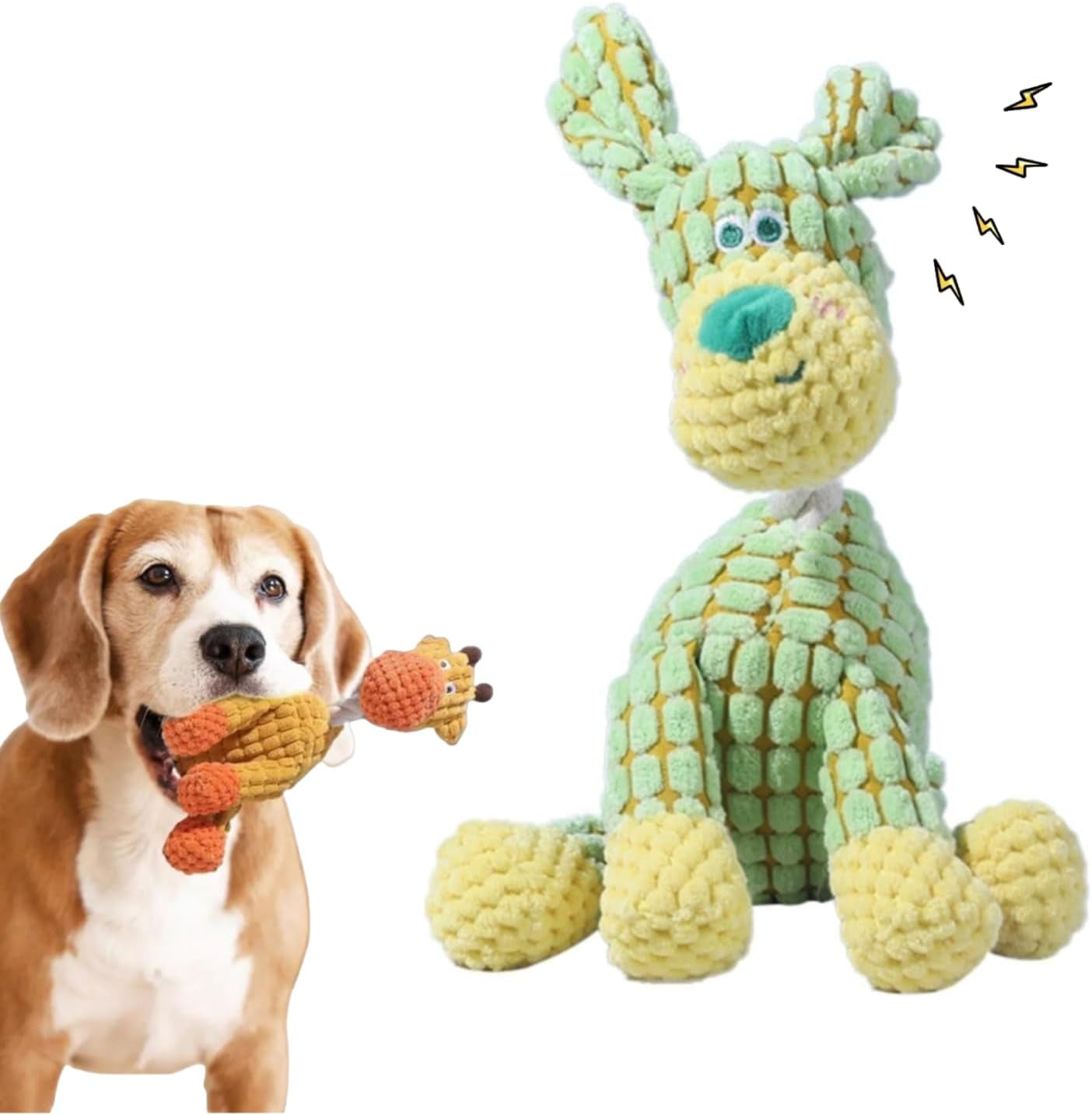 Hagloyecr 2026 New Dog Toys, Indestructible Plush Dog Toy, Dogs Toys ...
