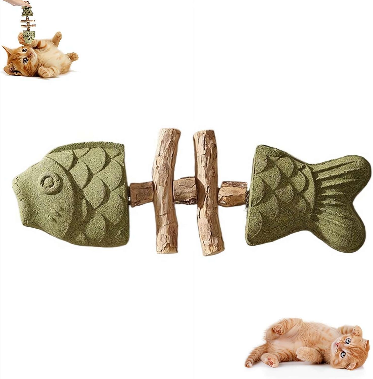 Hagloyecr Fix Your Cat’s Dental Health, Natural Dental Chew Toy for ...