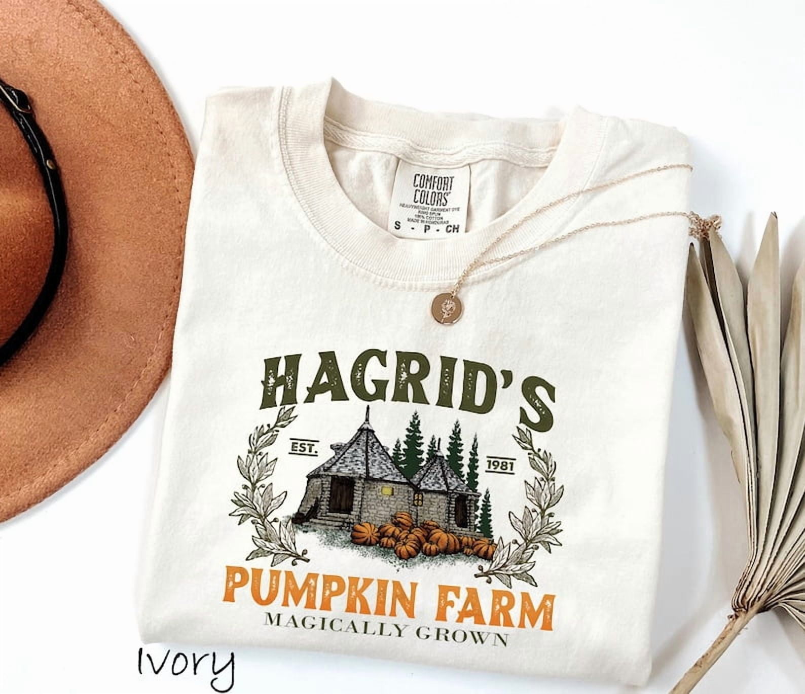 Hagrid Pumpkin Shirt, Fall Wizard Tee, Halloween Pumpkin Patch, Cute ...
