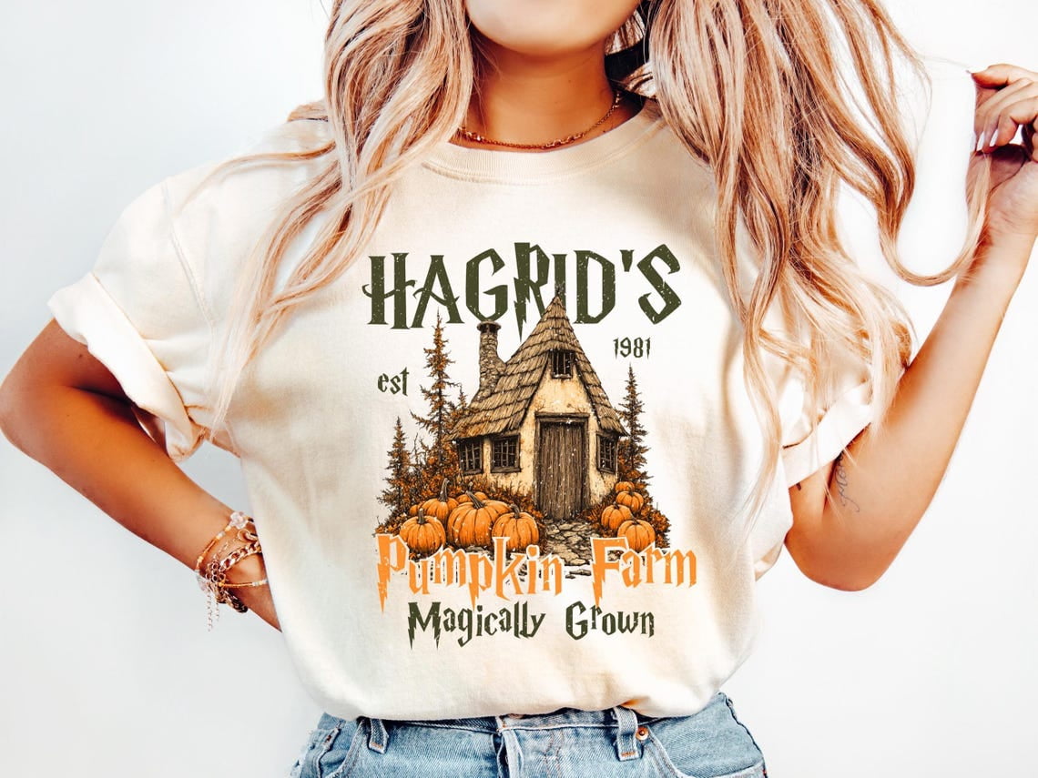 Hagrid'S Pumpkin Patch T-Shirt, Fall T-Shirt, Hagdrid'S Pumpkin Farm ...