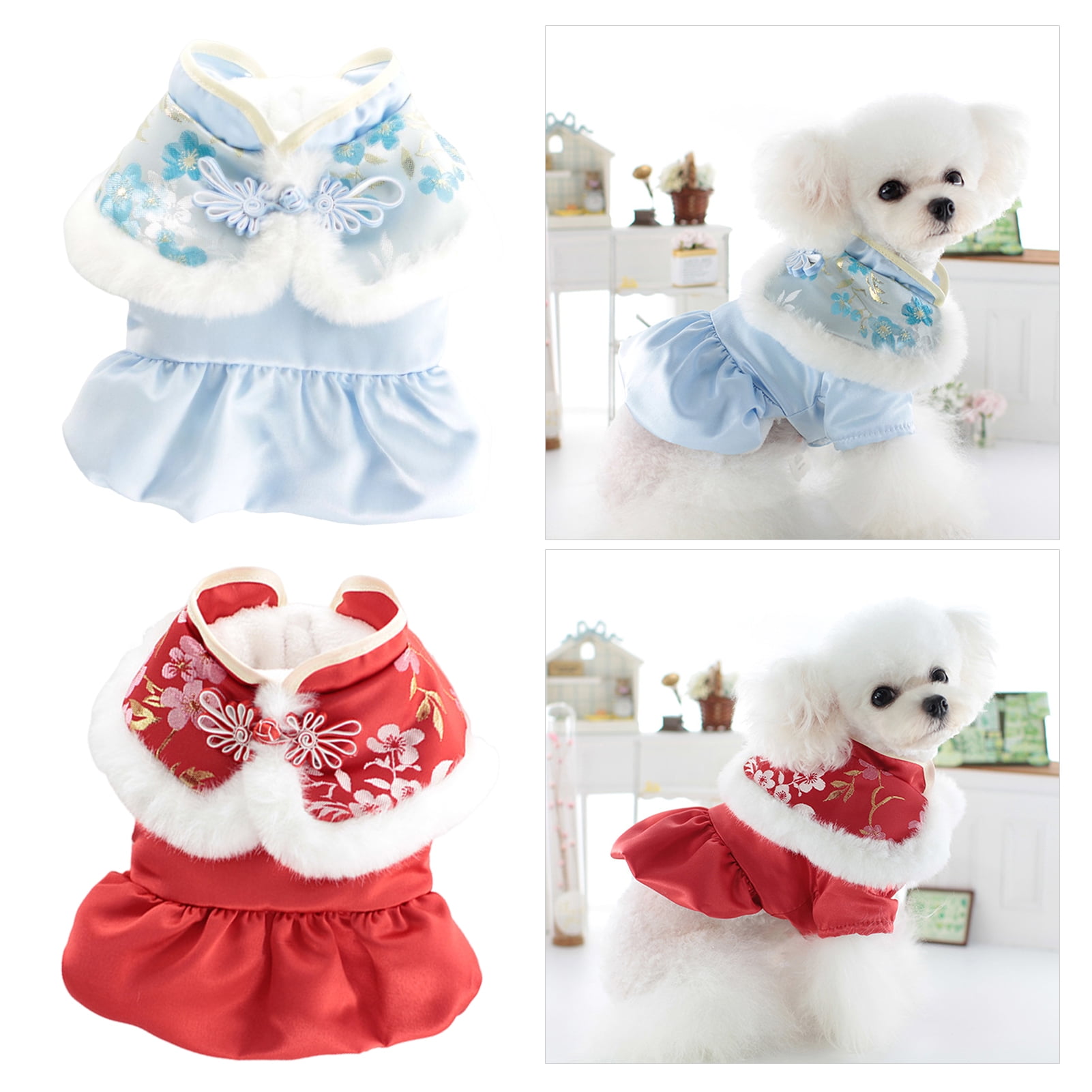 Hahasong Dog Tang Suit New Year Costume - Stylish Pet Dress, Button ...