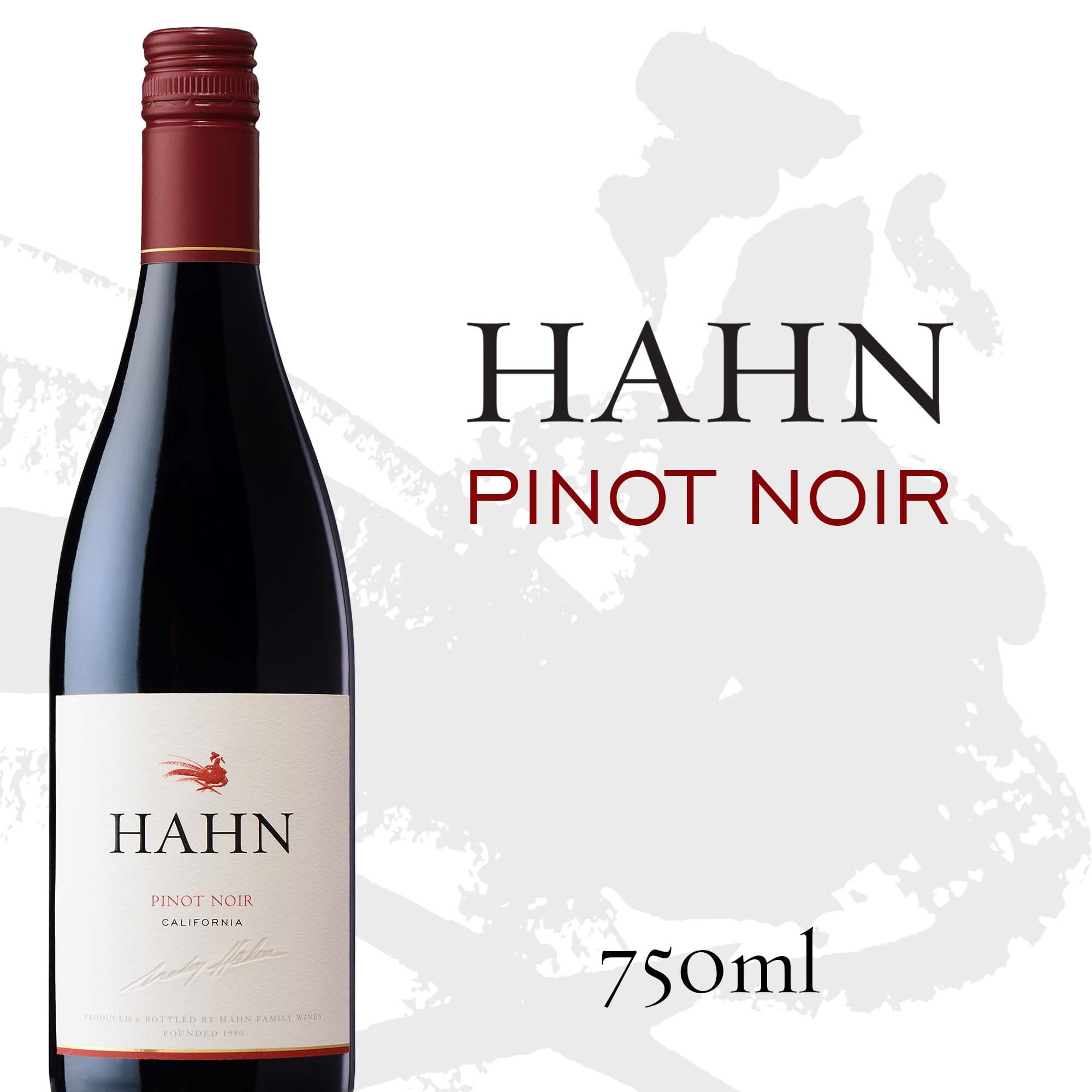 Hahn Estate Pinot Noir Red Wine, 750ml Bottle - Walmart.com