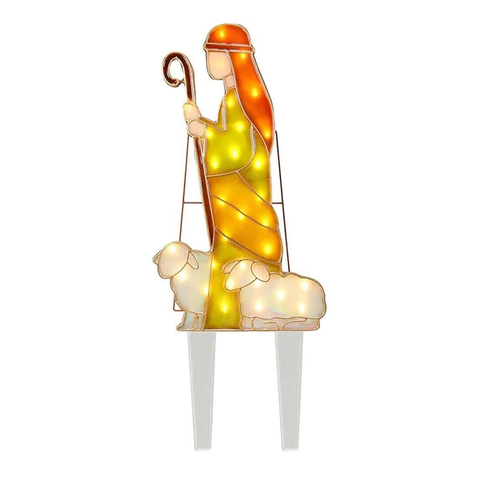 Hahsbwye Christmas Garden Stakes Nativity Scene Garden Stake Holy ...