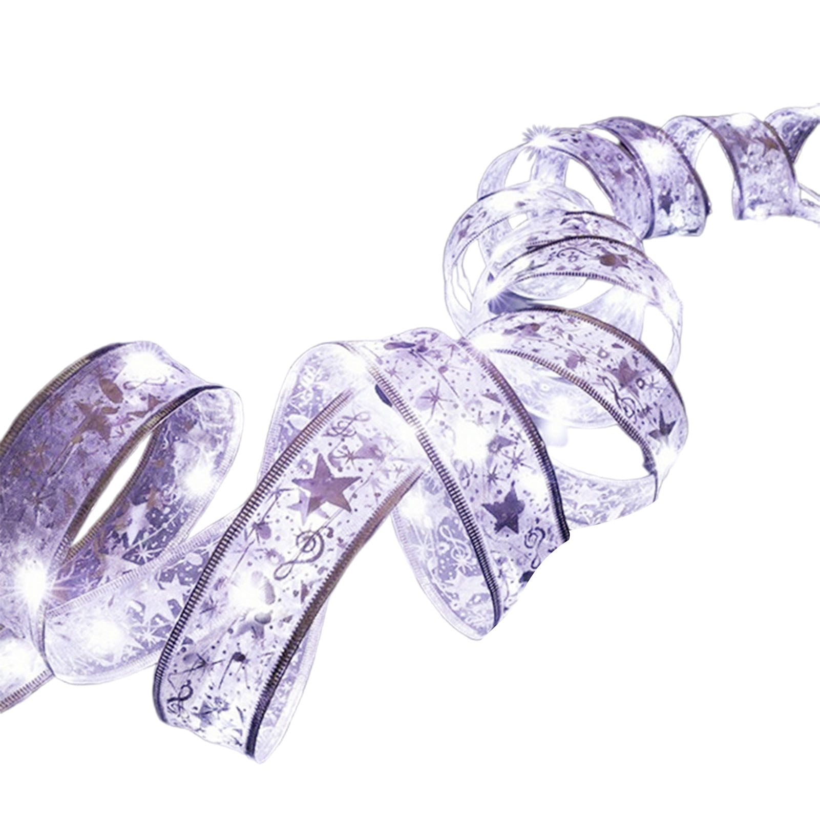 Hahsbwye Led Light String Christmas Ribbon Light Soft Glow Waterproof ...