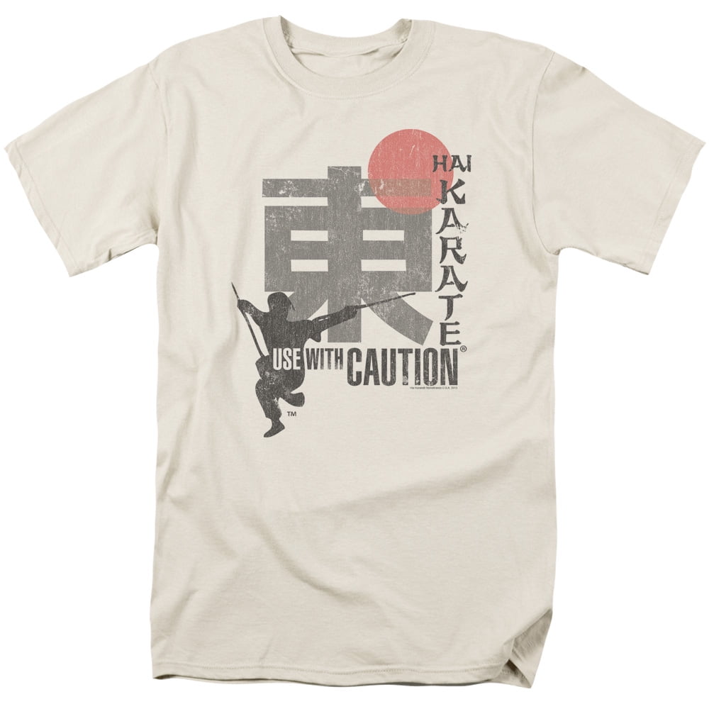 Hai Karate Caution Officially Licensed Adult T Shirt - Walmart.com