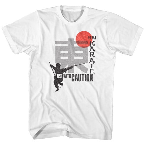 Hai Karate Use With Caution T-Shirt - White - Walmart.com