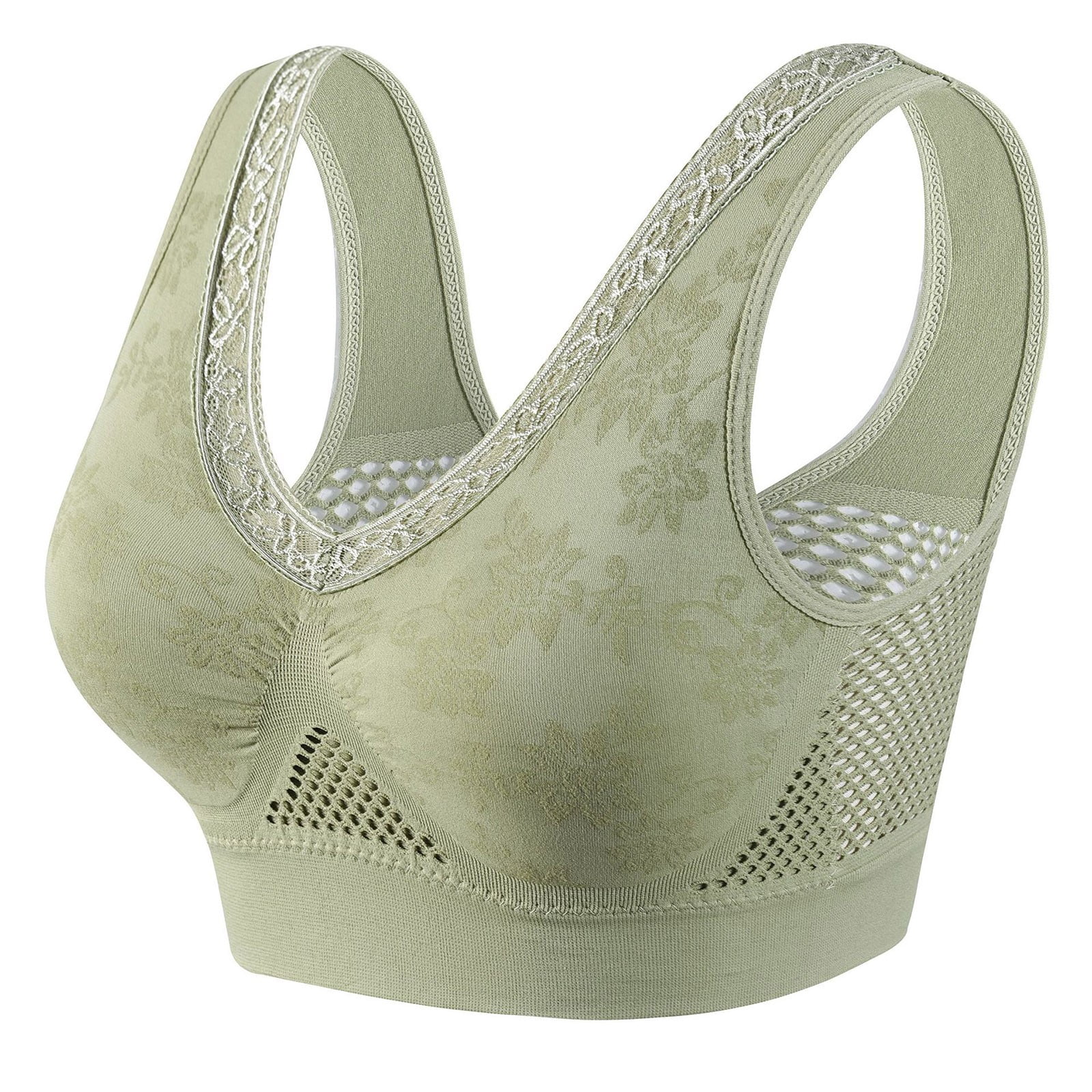 HaiMao Buttonless Comfy Lifting Shaping Bra, Wireless Bras for Women ...