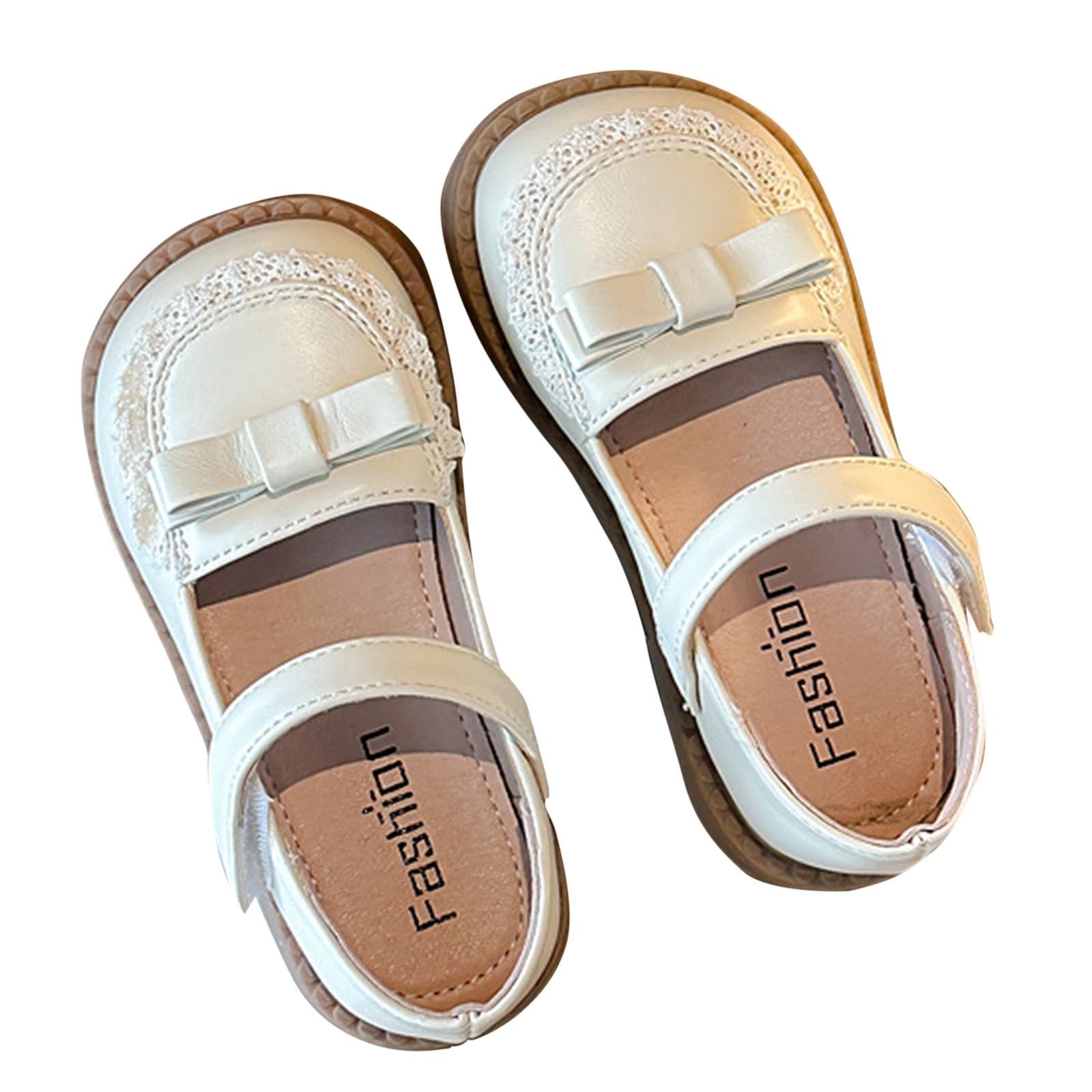 HaiMao Girls School Uniform Shoes Clearance Mary Jane Flats Leather ...