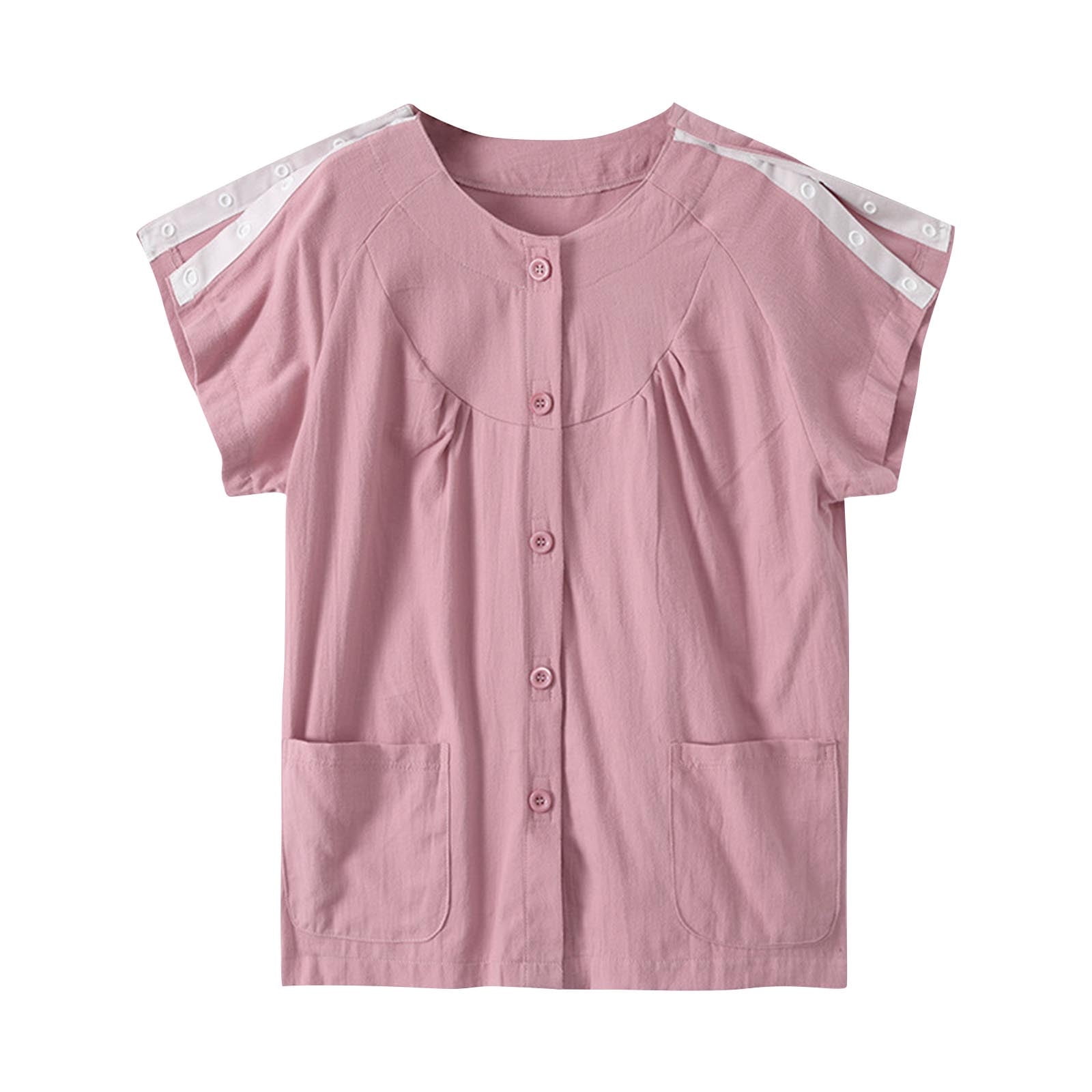 HaiMao Post Shoulder Surgery Shirts for Women Tear Away Tops After ...