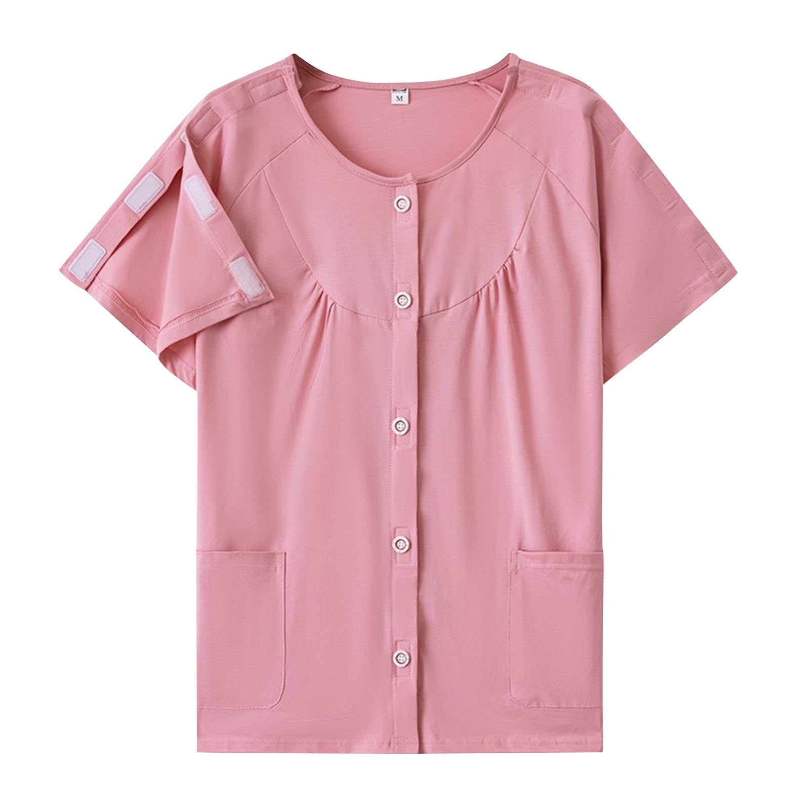 HaiMao Post Shoulder Surgery Shirts for Women Tear Away Tops After ...
