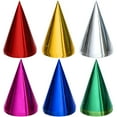 Birthday Hats Haconba 120 Pcs Colorful Birthday Party Hats Metallic ...