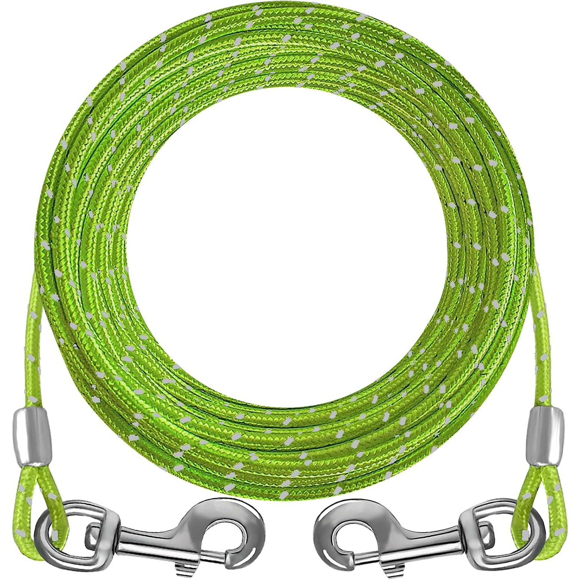 HaiYUAN Dog Tie Out Cable 10/15/20/25/30 FT Dog Runner for Yard ...