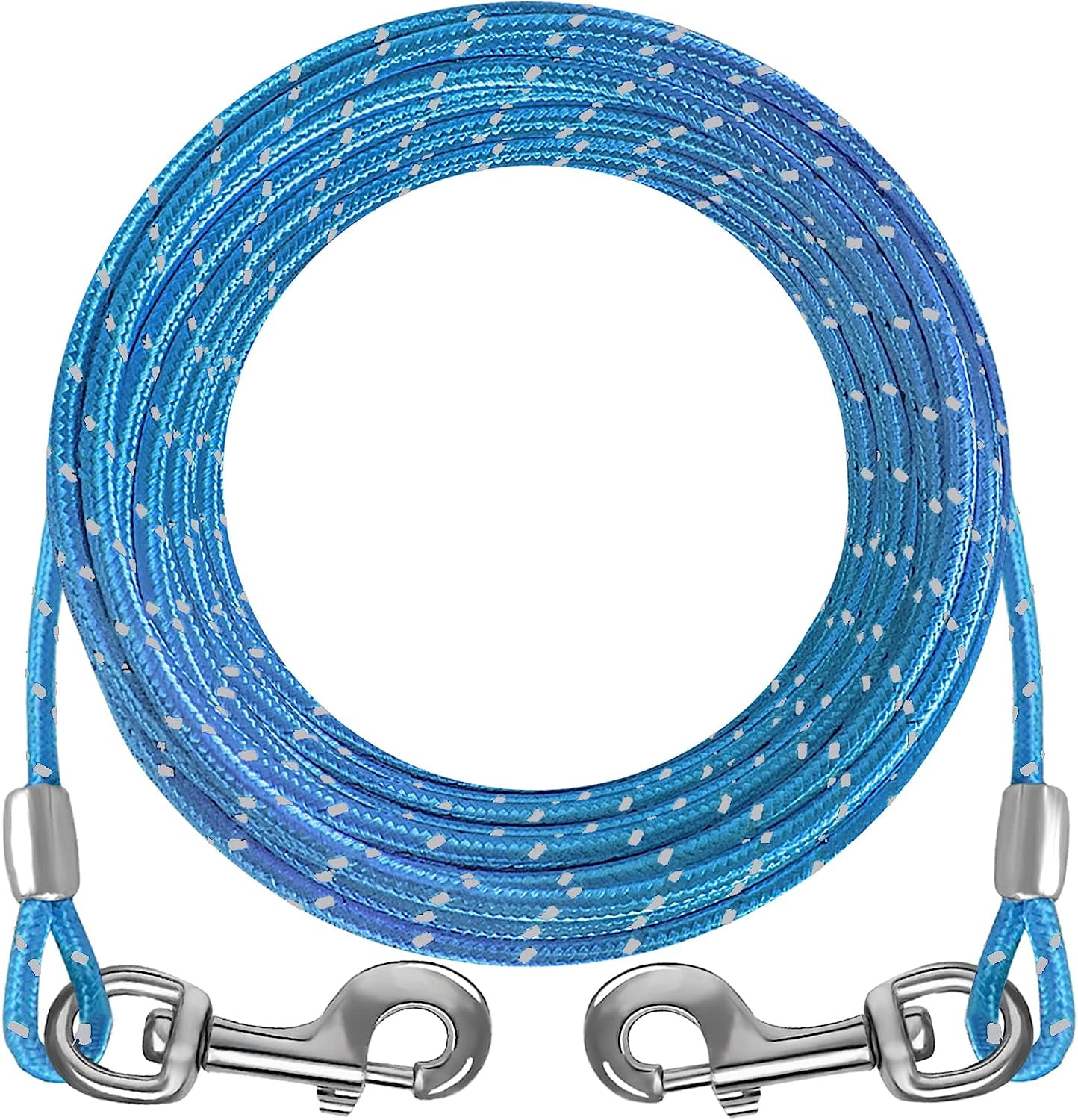 HaiYUAN Dog Tie Out Cable Chains for Yard and Outside for Heavy Duty ...