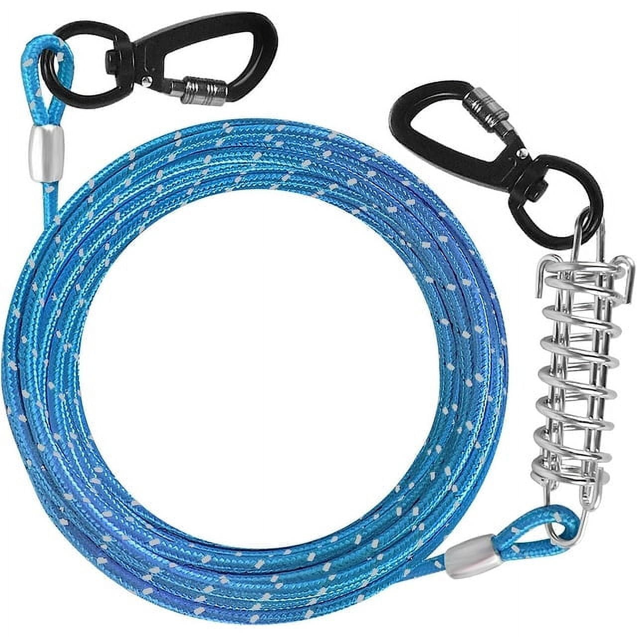 HaiYUAN Dog Tie Out Cable Dog Runner for Yard and Outdoor with Swivel ...