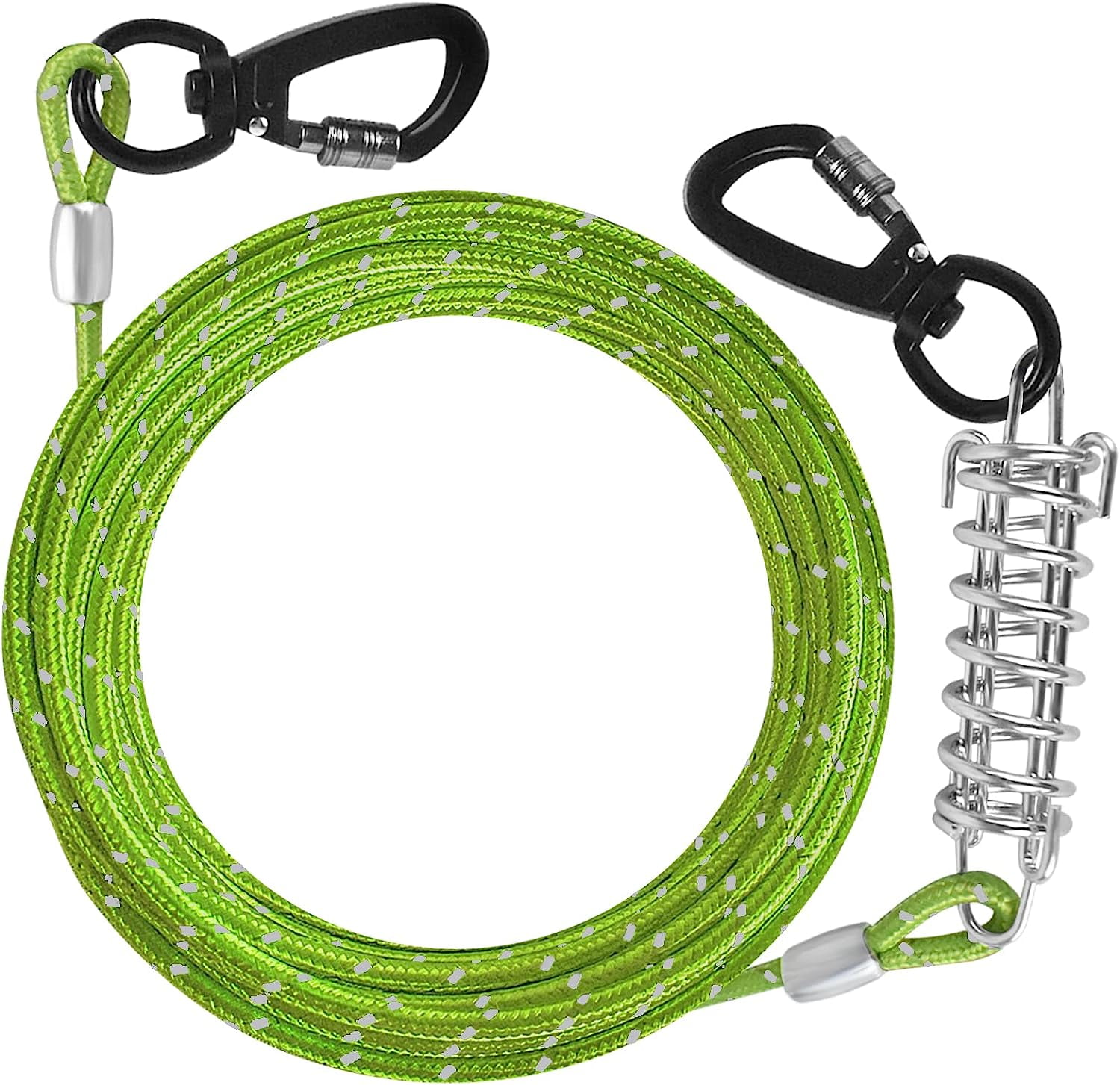 HaiYUAN Dog Tie Out CableDog Runner for Yard and Outdoor with Swivel ...