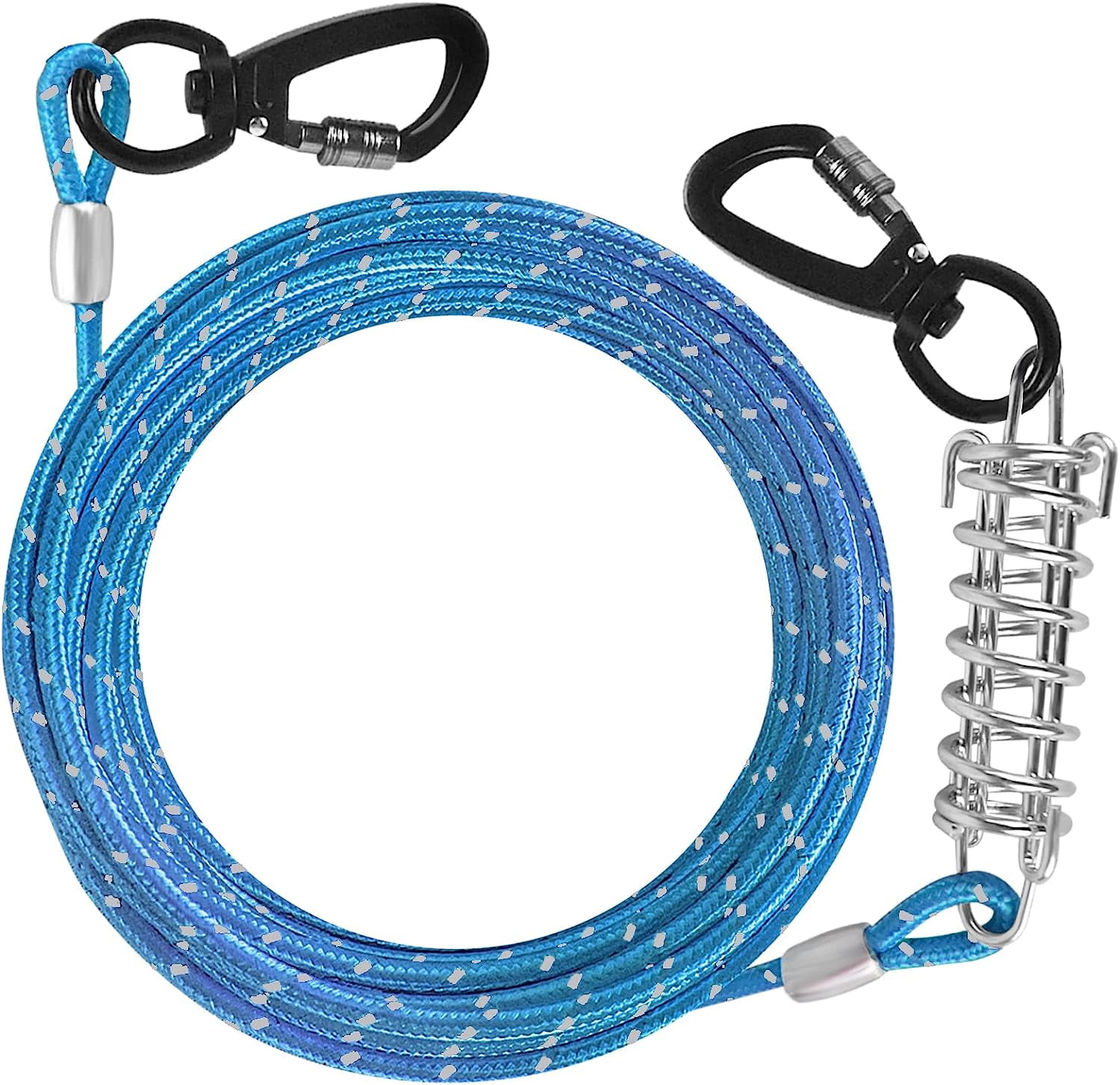 HaiYUAN Dog Tie Out CableDog Runner for Yard and Outdoor with Swivel ...