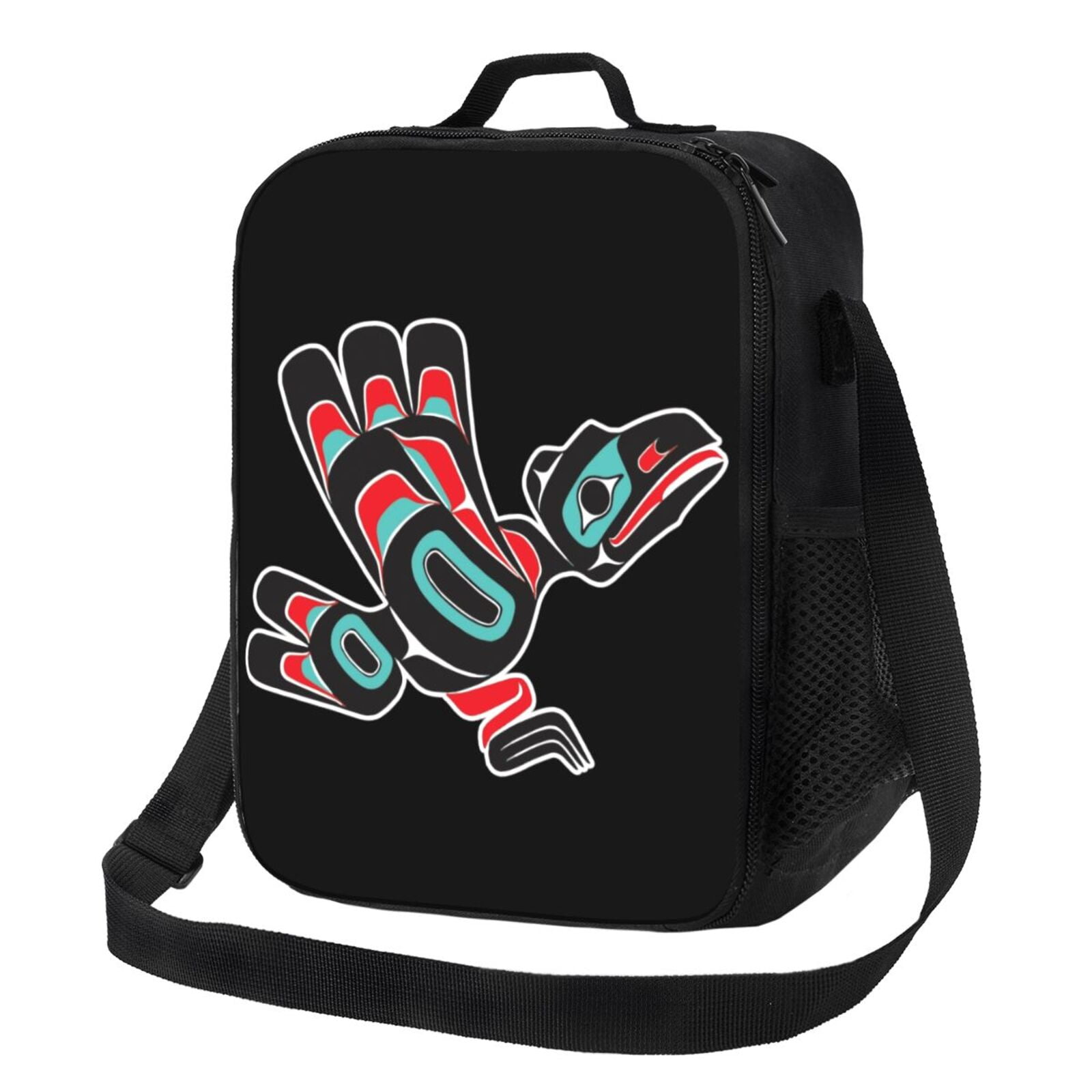 Haida Tlingit Native Raven Totem Lunch Bag Insulated Lunch Box for ...