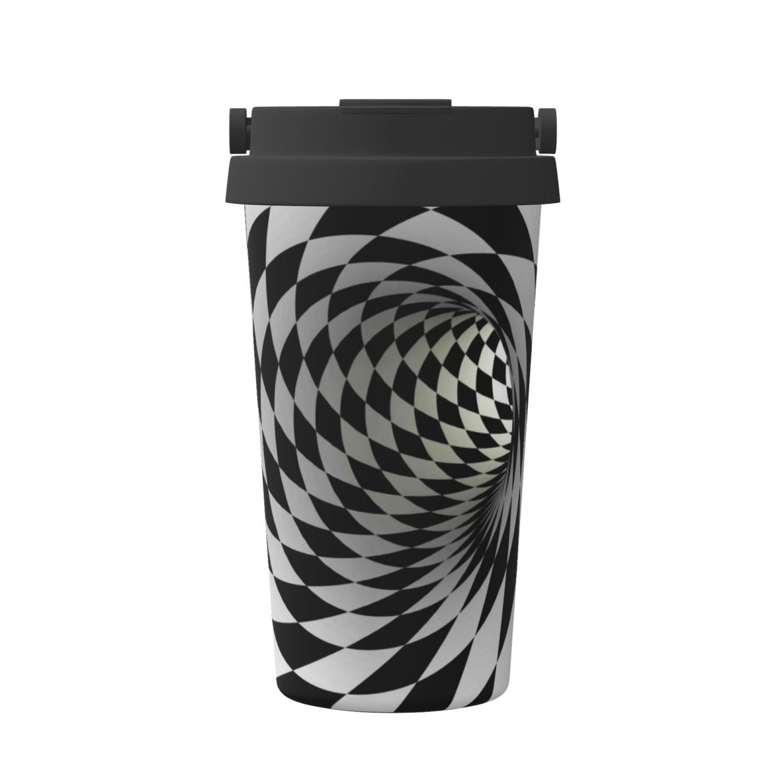 Haiem 3D Vortex Illusion Printed Stainless Steel Vacuum Insulated ...