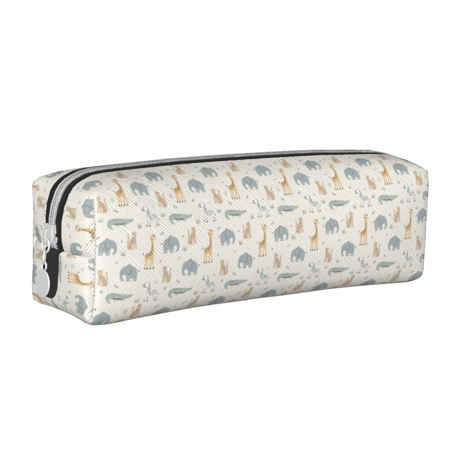 Haiem African Animals Print Leather Pencil Case Art Supplies Case ...