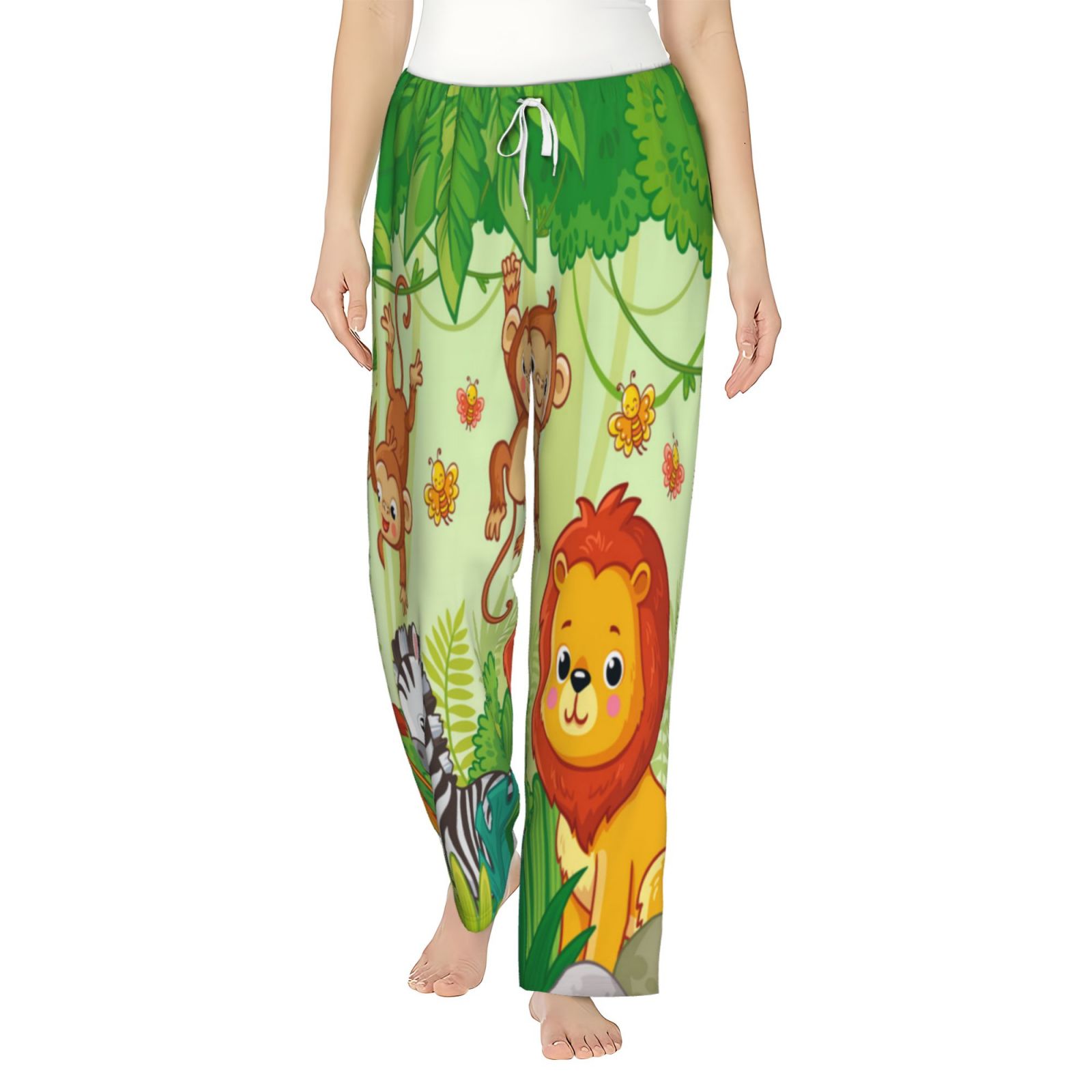 Haiem African Animals in the Jungle Women's Pajama Pants Ultra ...