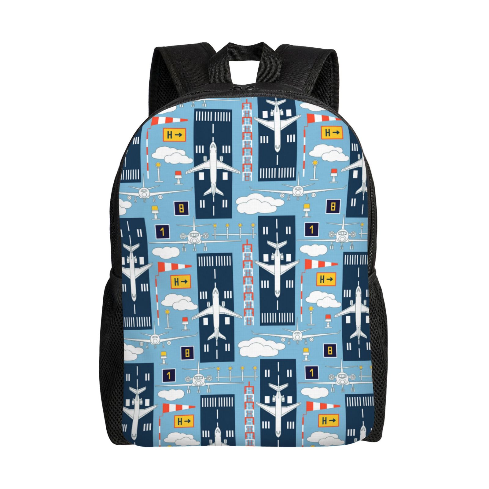 Haiem Airplanes and Aviation Signs Backpack - Stylish and Durable 15 ...
