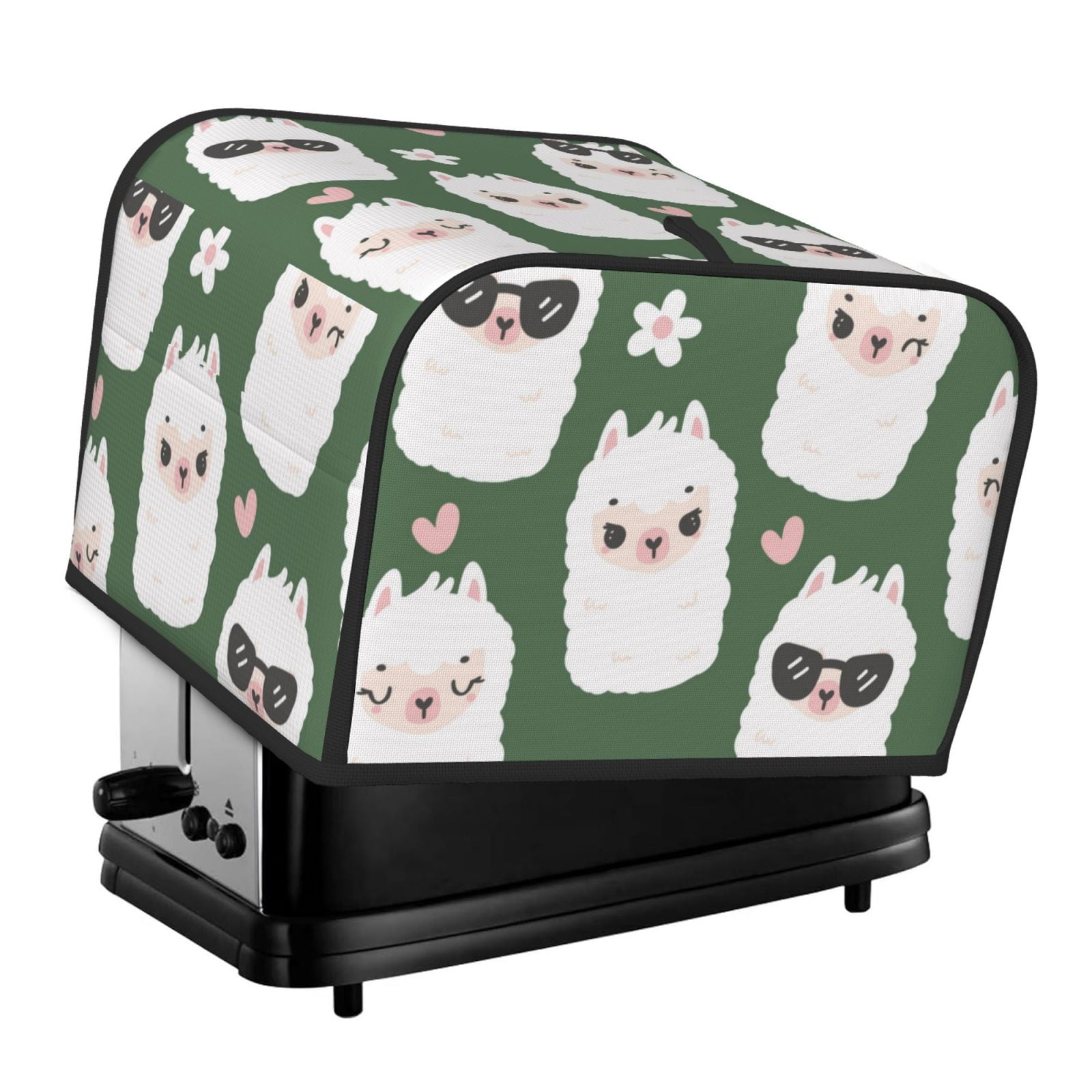 Haiem Alpaca Faces Print Toaster Covers 4 Slice Wide Slot,Bread Dust ...