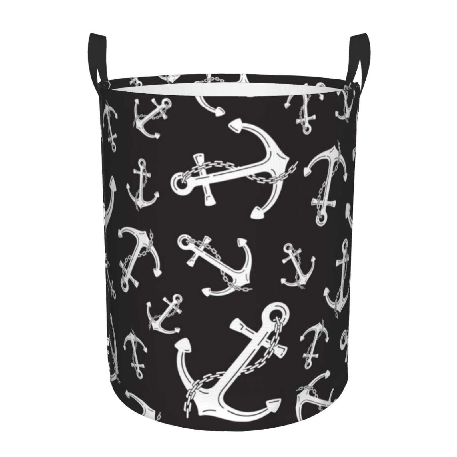 Haiem Anchor Leather Dirty Clothes Laundry Basket,Sturdy & Waterproof ...