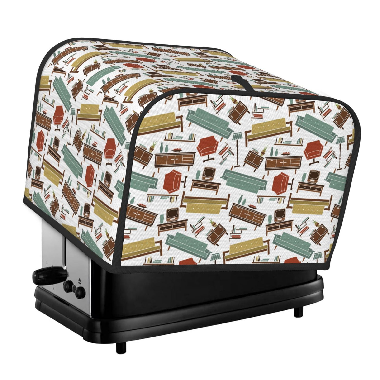 Haiem Art Of Living Print Toaster Covers 4 Slice Wide Slot,Bread Dust ...