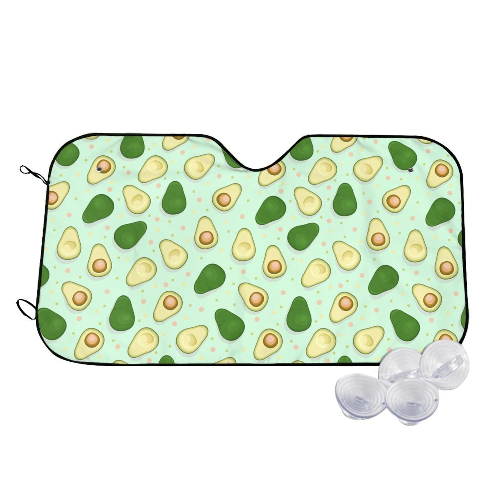 Haiem Avocado Car Windshield Sun Shade - Blocks UV Rays Sun Visor ...