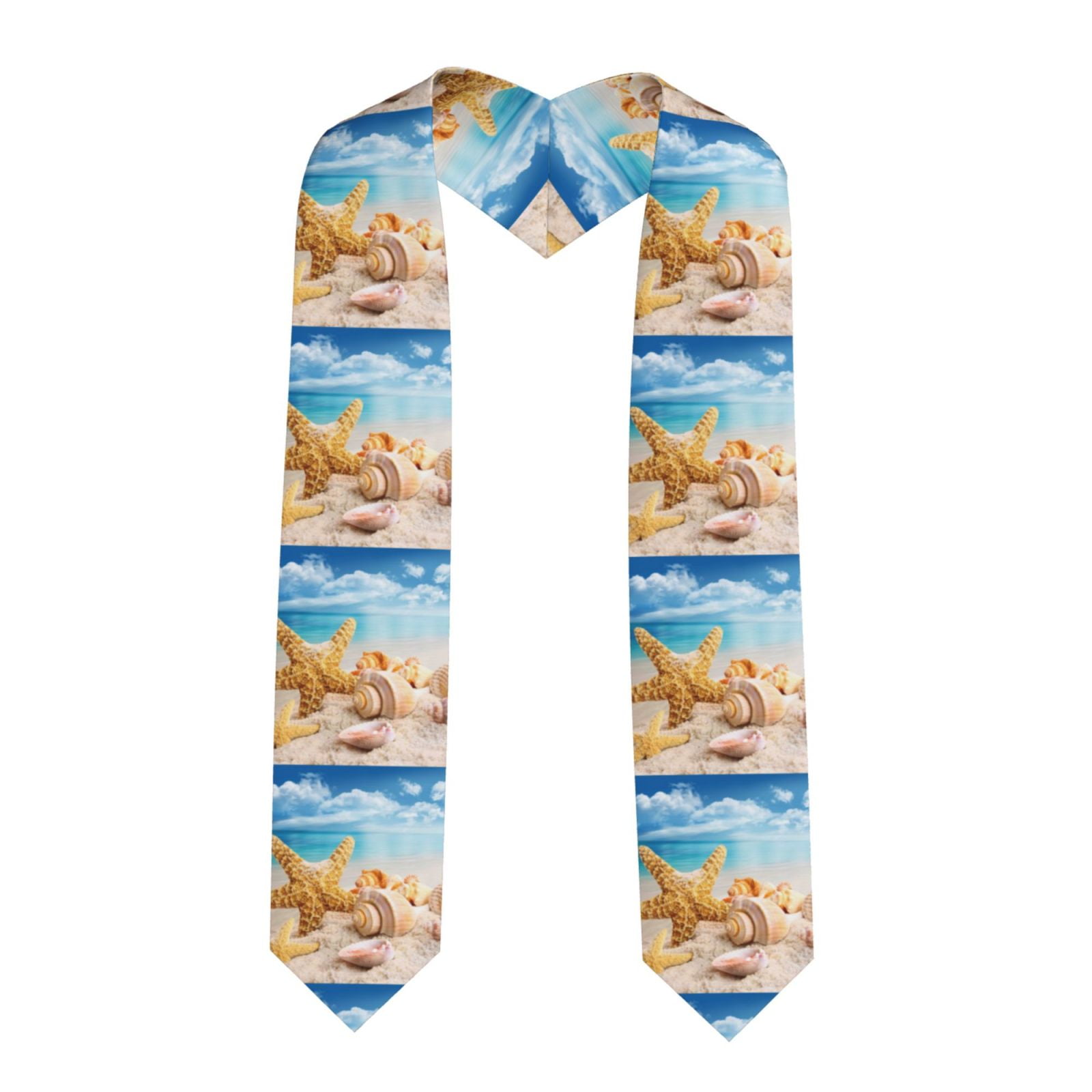 Haiem Beach Starfish Shell Pattern Graduation Stole 2024 | Premium ...