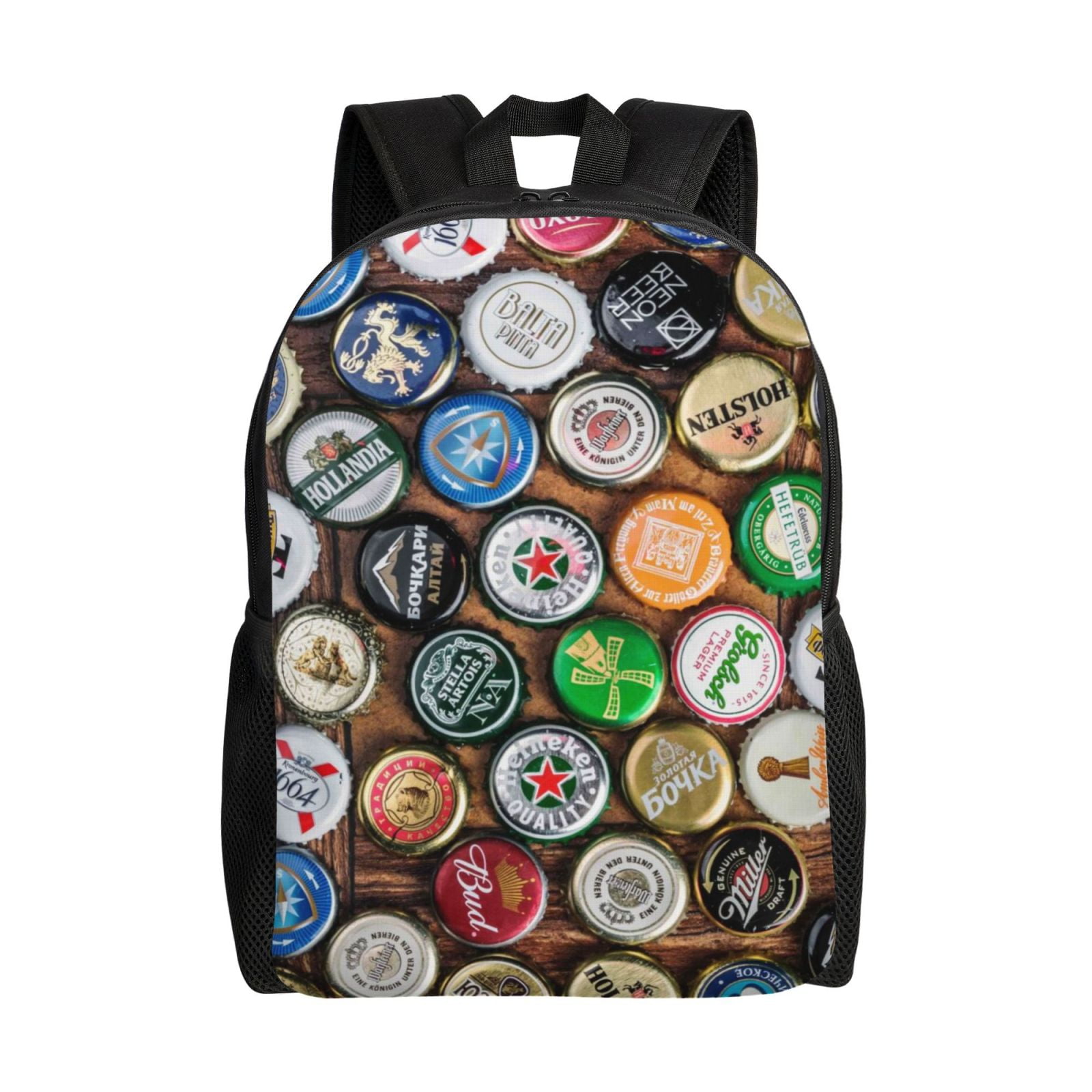 Haiem Beer Caps Backpack - Stylish and Durable 15-inch Laptop Backpack ...