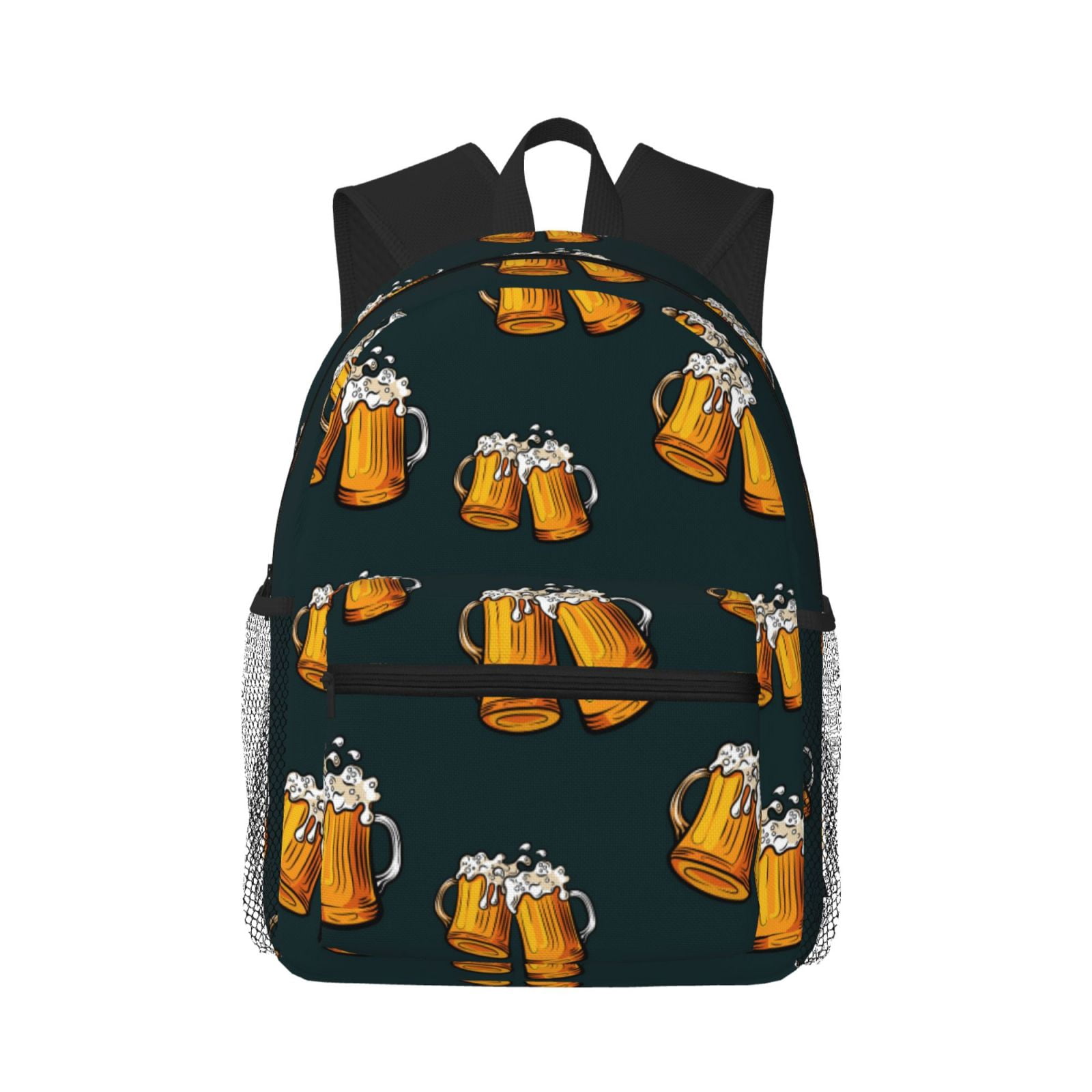 Haiem Beer Lightweight Backpack for School, Classic Basic Water ...