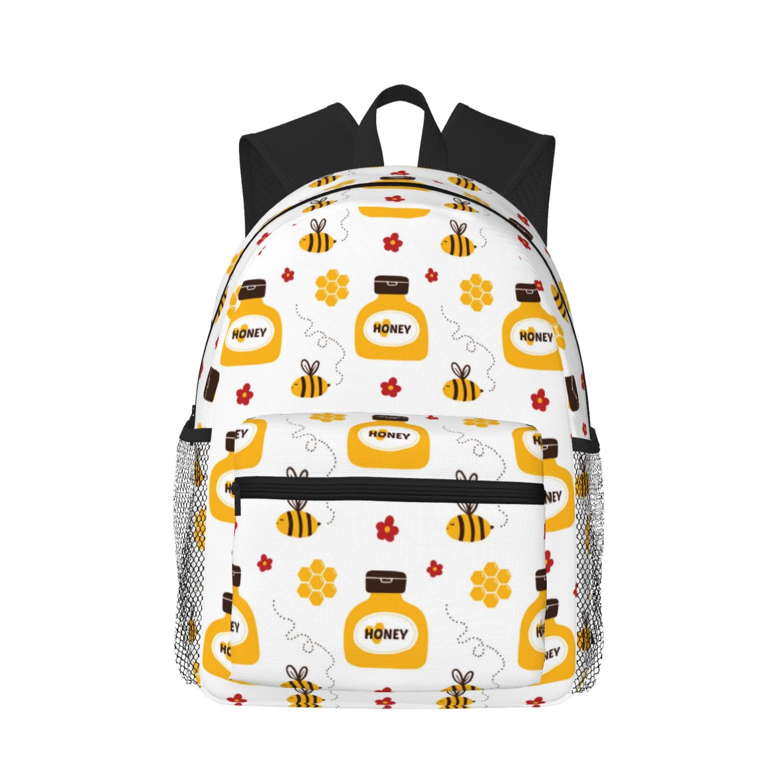 Haiem Bees and Flowers Lightweight Backpack for School, Classic Basic ...
