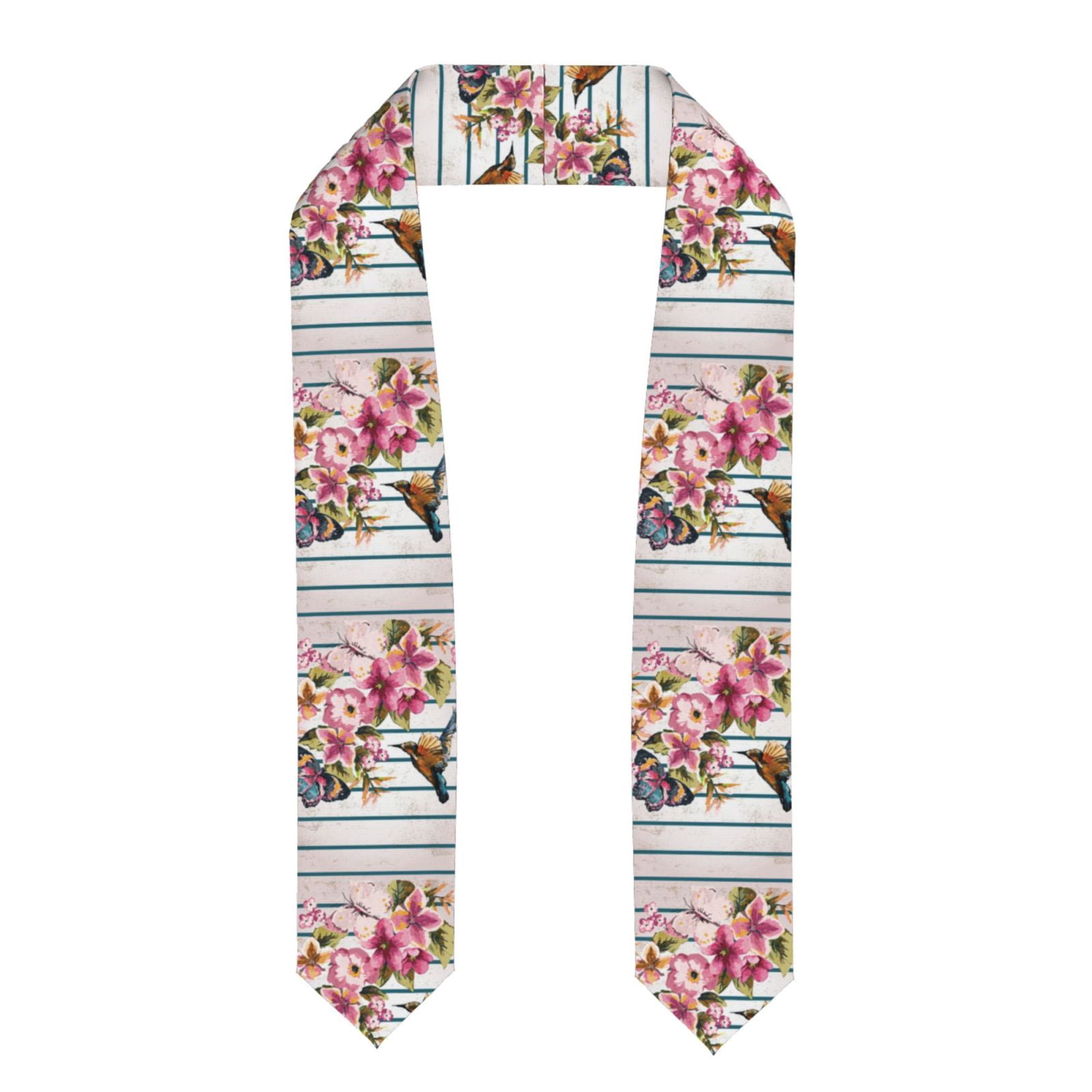 Haiem Bird and Floral Pattern Graduation Stole 2024 | Premium Satin ...