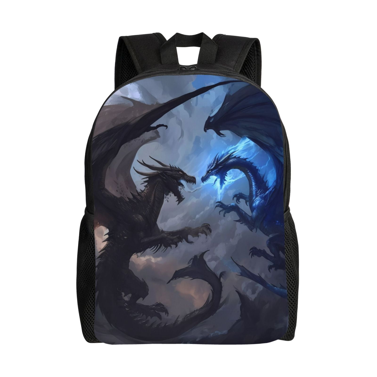 Haiem Black And Blue Lightning Dragon Backpack - Stylish and Durable 15 ...