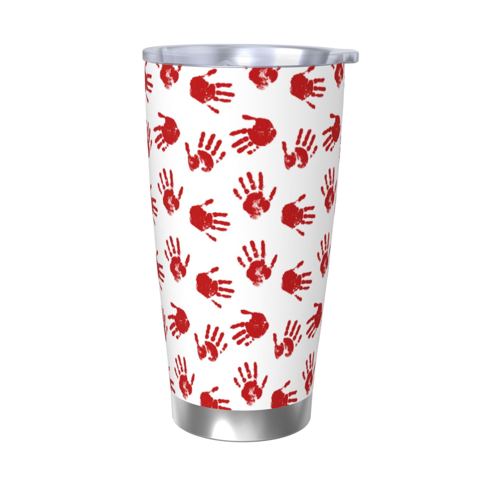 Haiem Bloody Hand Printed 20oz Straight Skinny Car Cups With Insulated ...