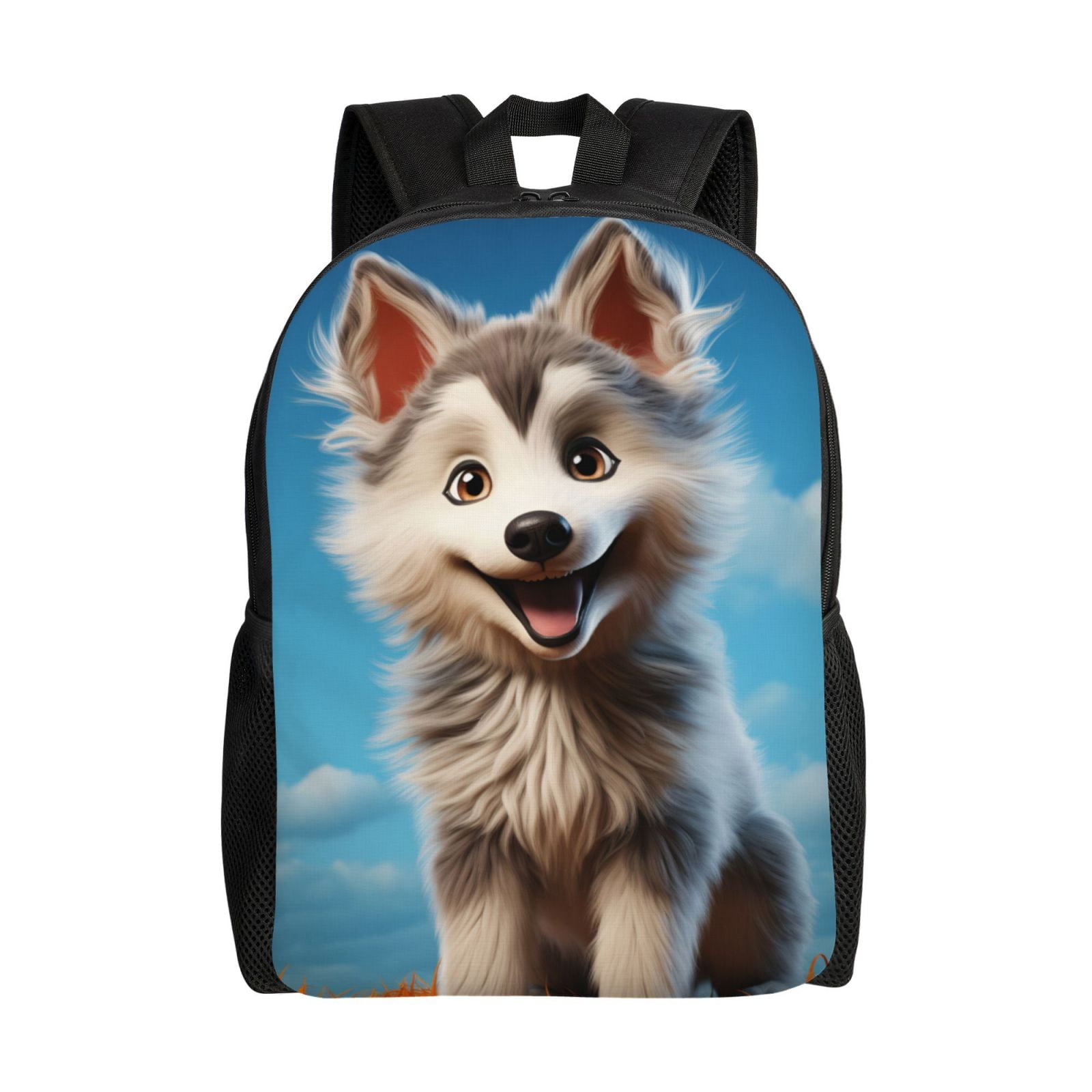 Haiem Blue Sky Cute Wolf Backpack - Stylish and Durable 15-inch Laptop ...